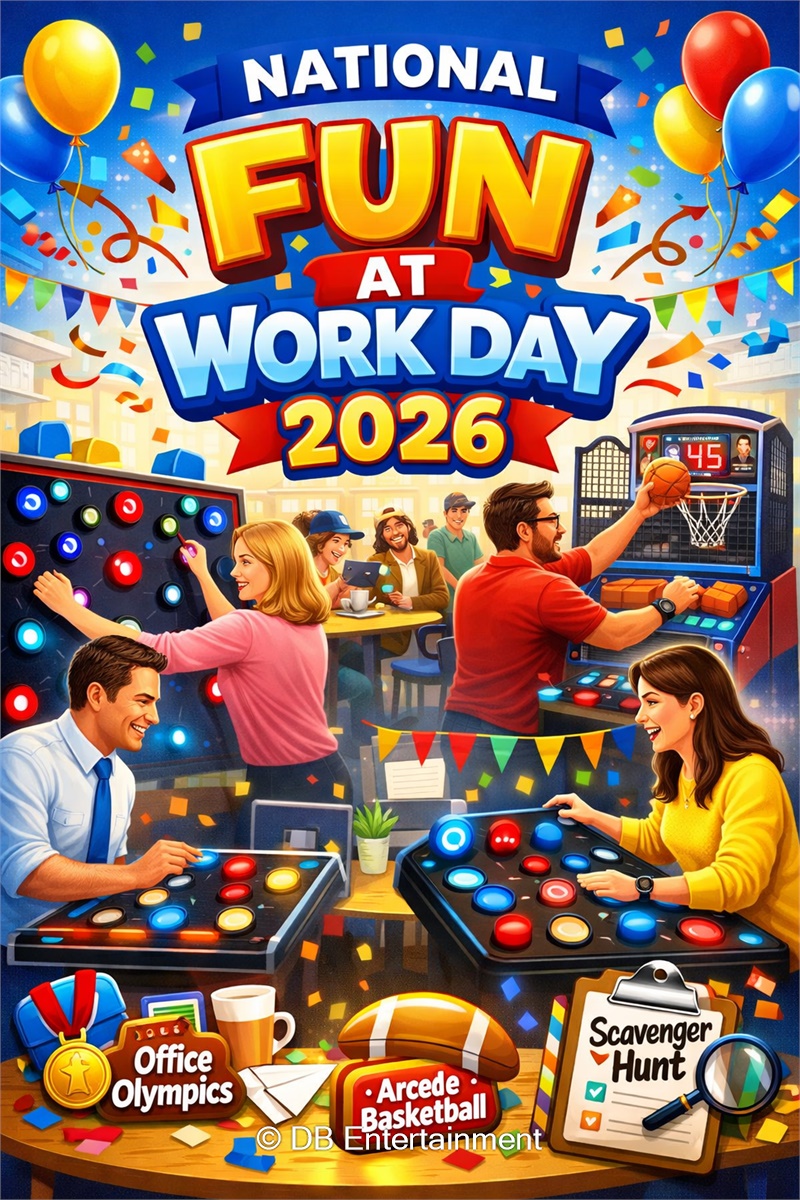 National Fun at Work Day 2026 - Inflatable Funfair & Exhibition Game ...